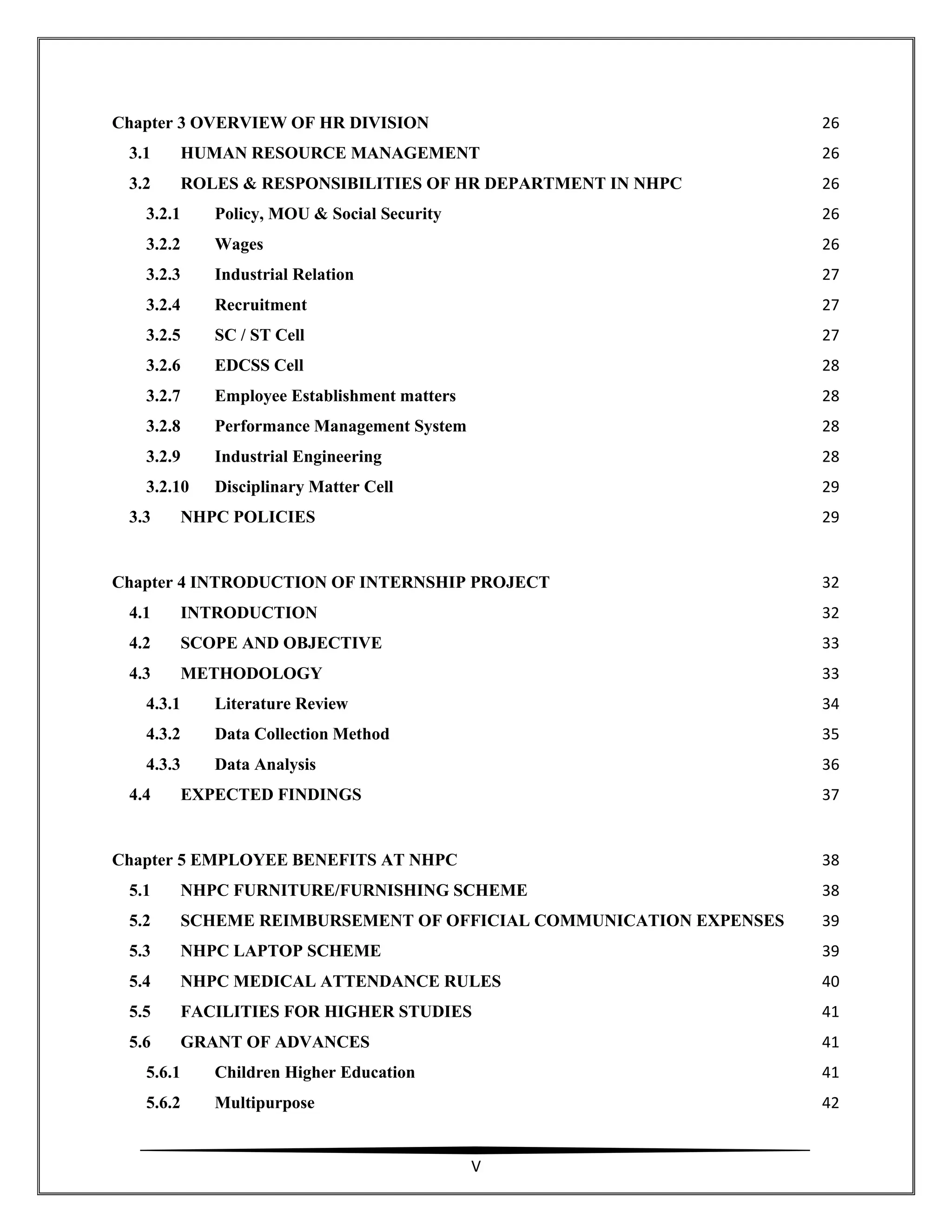 Summer Internship Report in H.R.(M.B.A.) | PDF