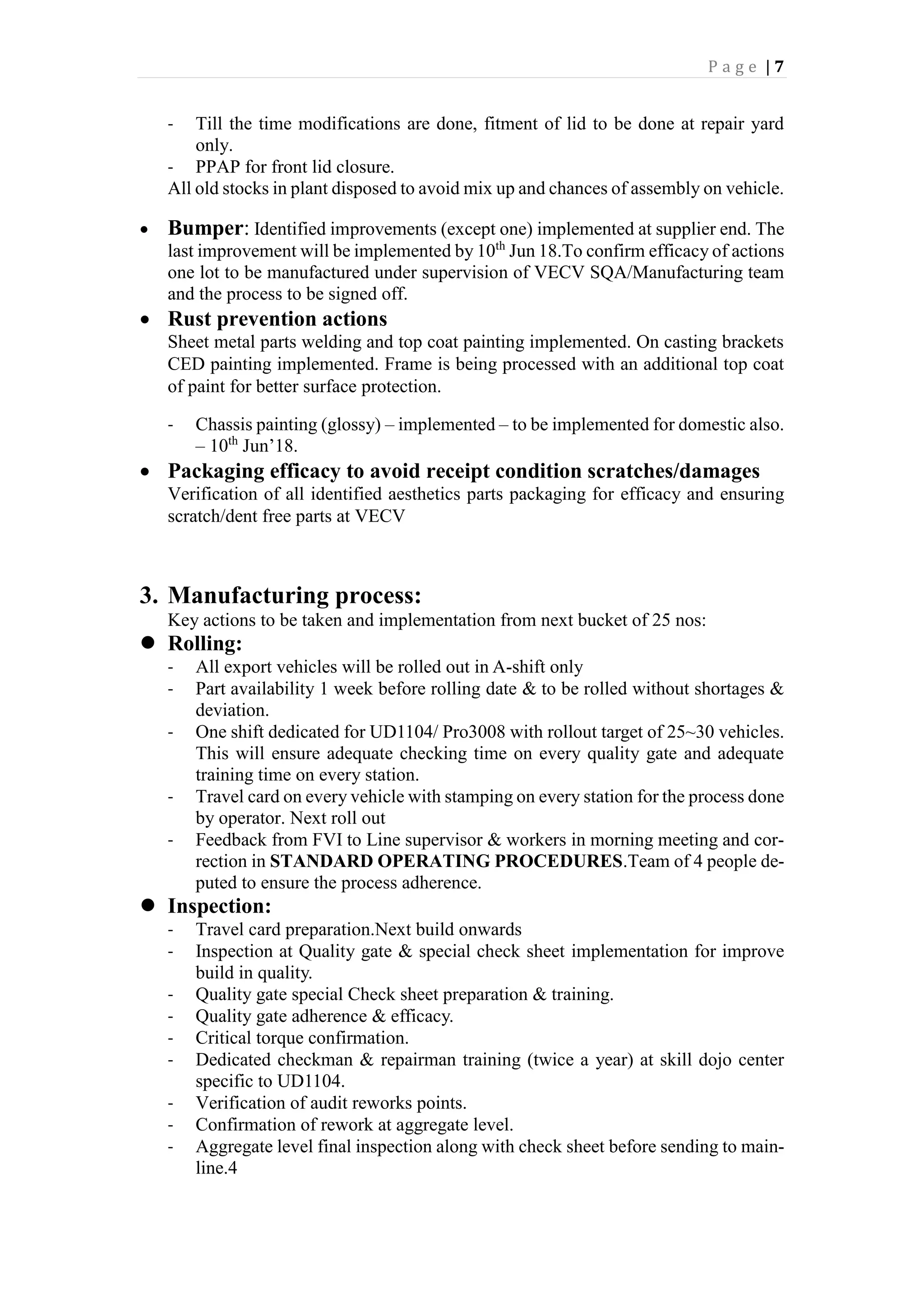 Internship report of mechanical student | PDF