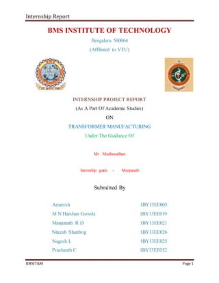 Internship report | PDF