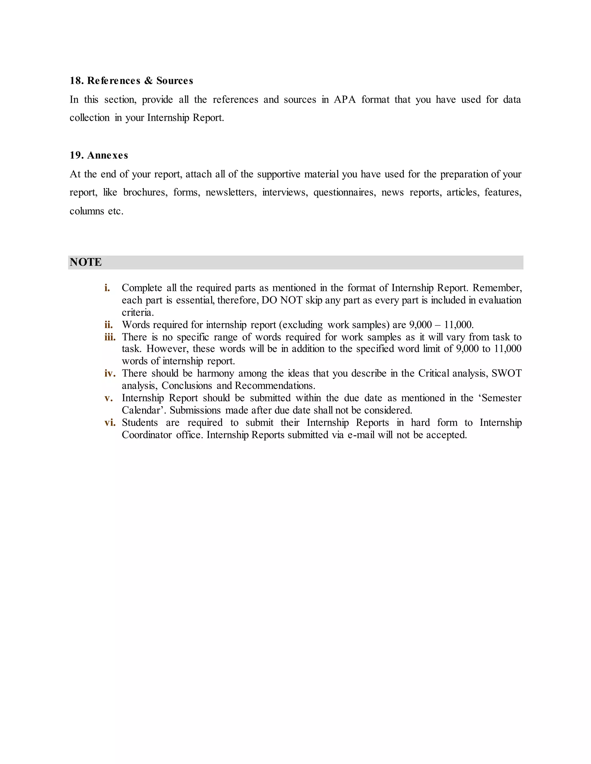 Internship report writing_criteria_for_gmd | DOC