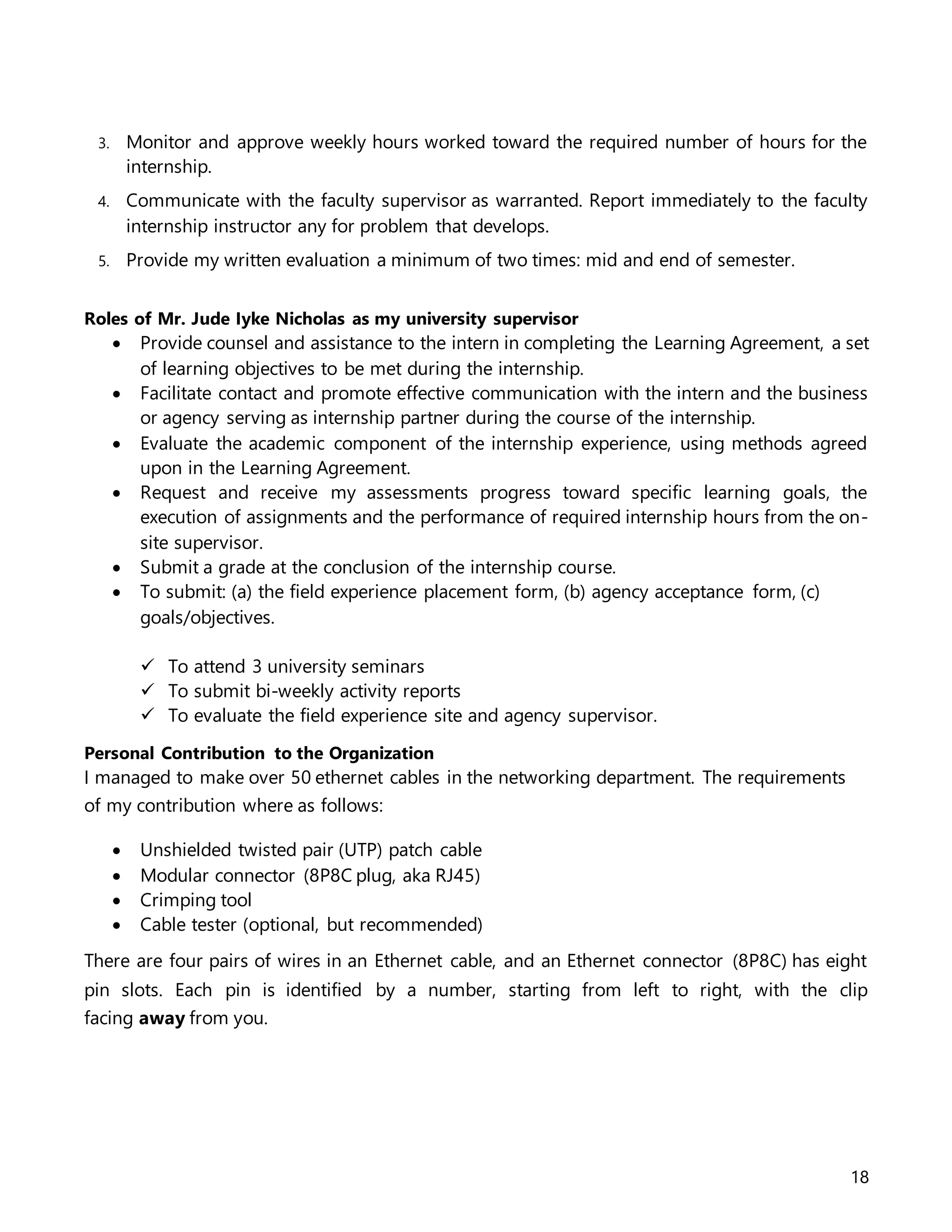 Internship report wvu updated final | DOCX