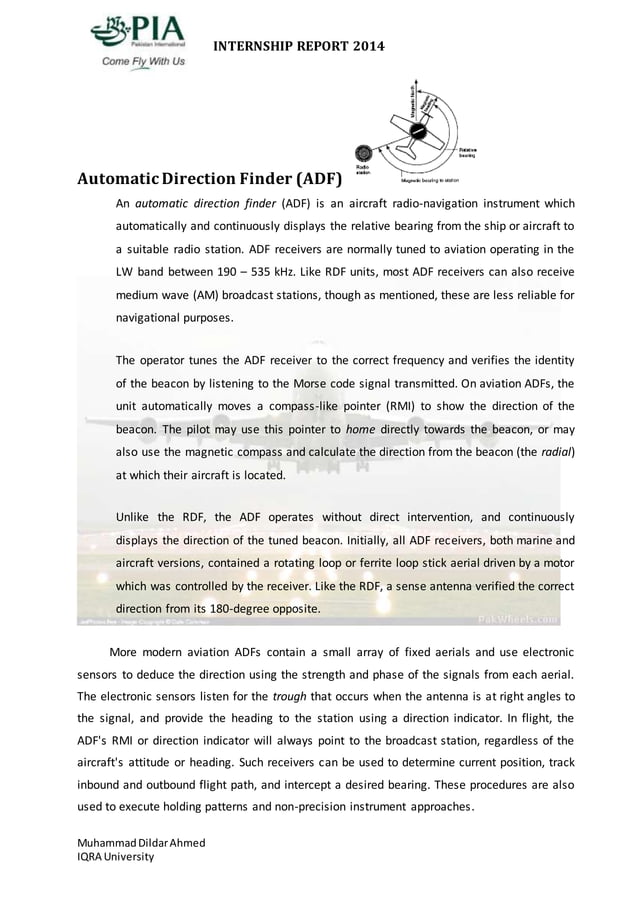 PIA internship report | PDF