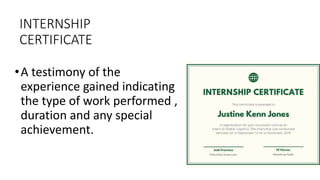 Internships for Law Students | PPTX