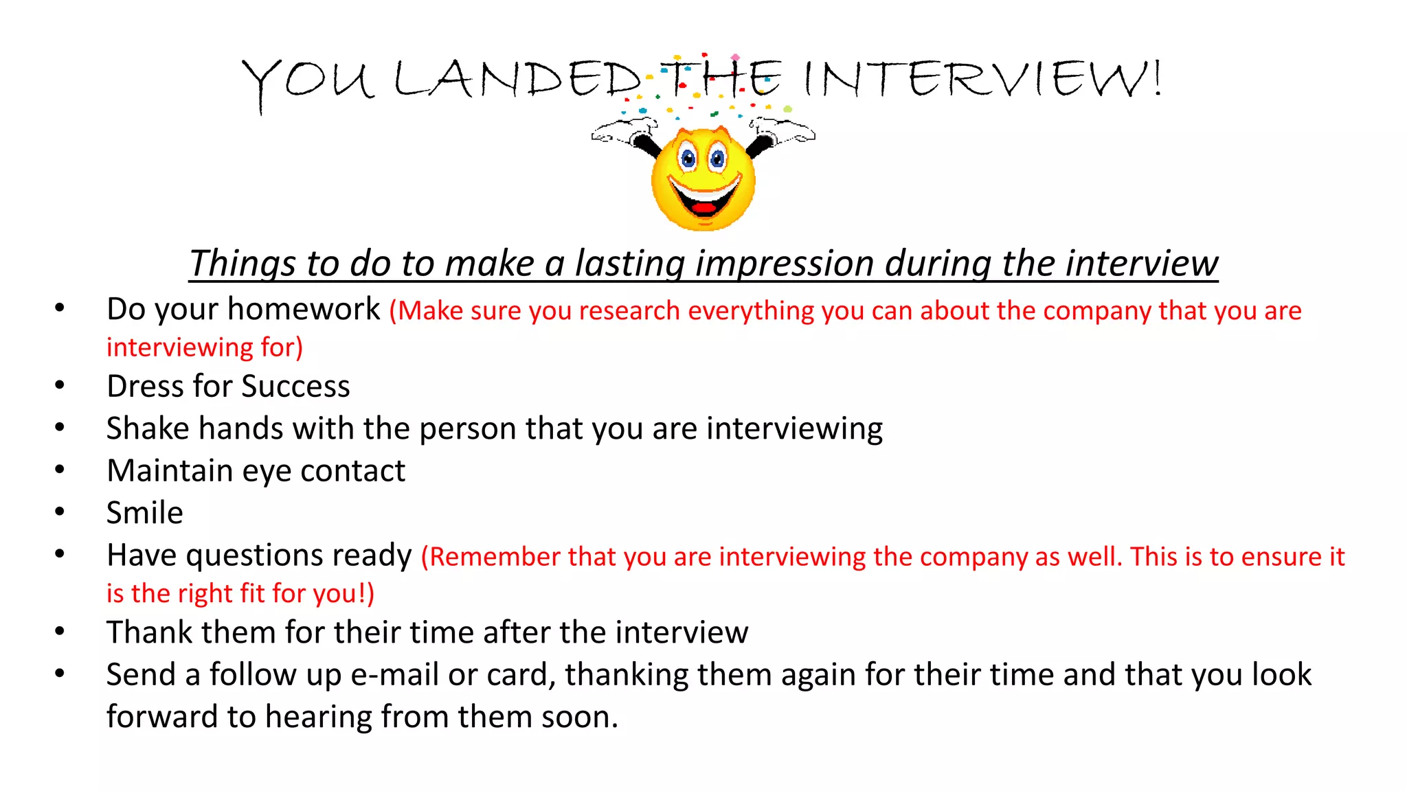 Internship slide show | PPT