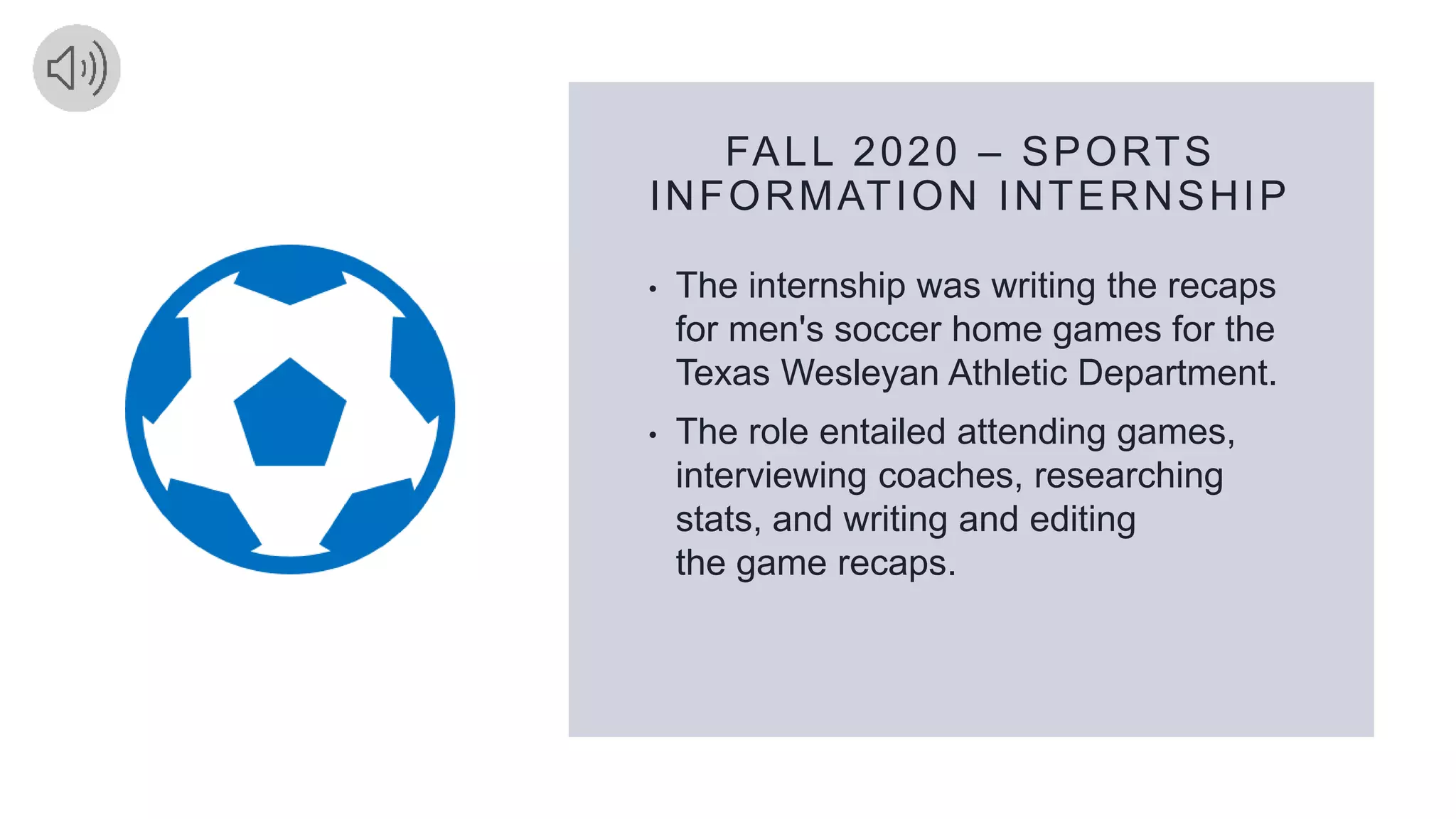 Internship summative presentation | PPSX