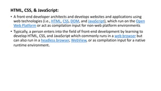 Internship template for review 1 | PPTX | Web Development | Internet
