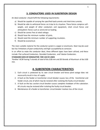 132 KV Grid Station Intern ship training report | DOCX