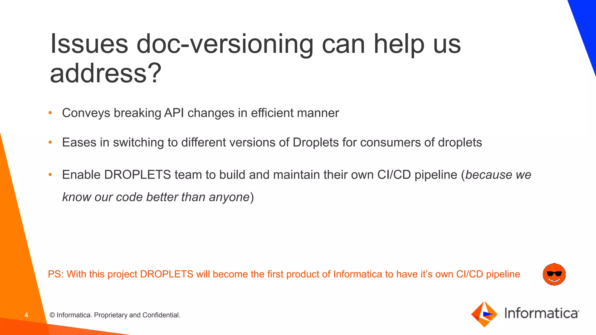 INFA intern showcase for Summer Project | PPT