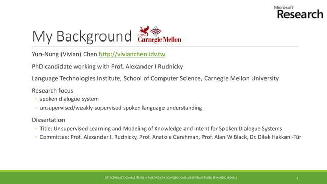 Detecting Actionable Items in Meetings by Convolutional Deep Structured ...