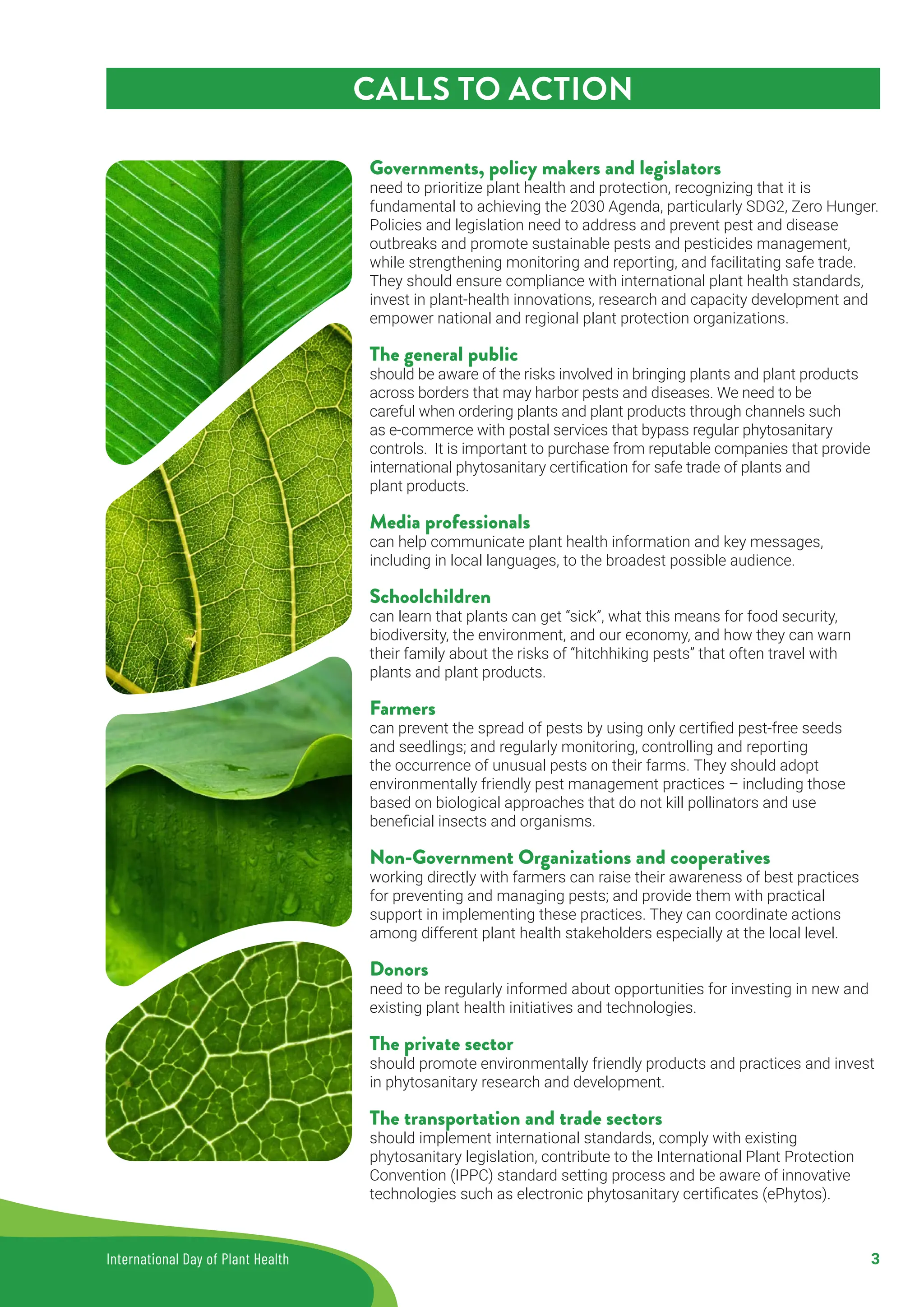 Interntional Day of Plant Healh - toolkit & Guide. | PDF