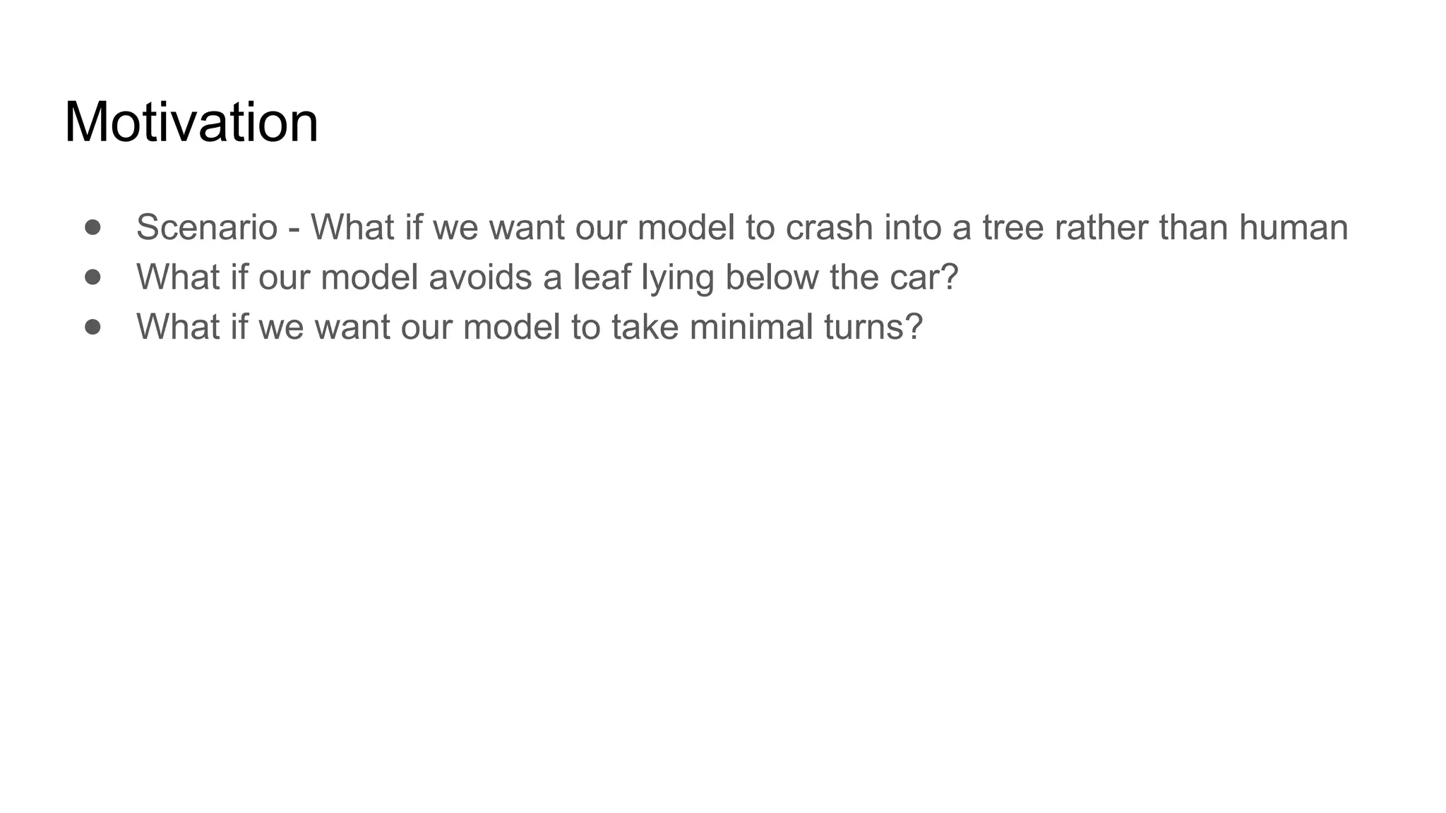Deep Reinforcement learning in Self Driving cars | PPT