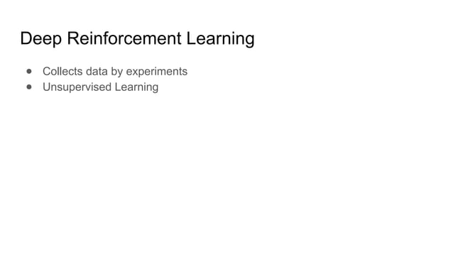Deep Reinforcement learning in Self Driving cars | PPT