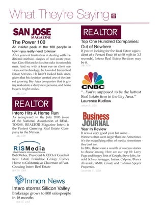 Intero Real Estate Company Profile | PDF