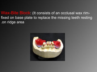 Interocclusal record | PPT