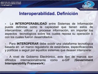 Plataforma de Interoperabilidad del Instituciones Gubernamentales | PDF
