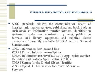 Interoperability Protocols and Standards in LIS | PPT