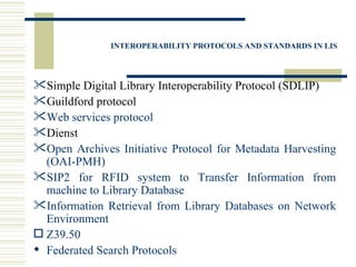 Interoperability Protocols and Standards in LIS | PPT