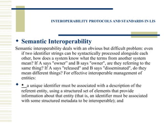 Interoperability Protocols and Standards in LIS | PPT