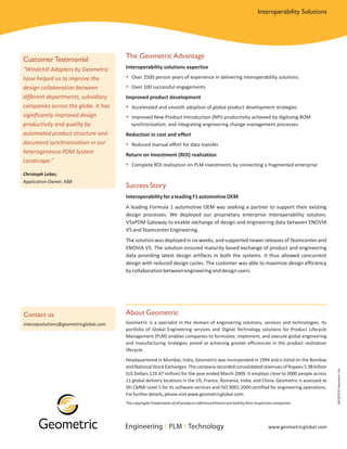 PLM Interoperability Solutions | PDF | Computer Software and ...