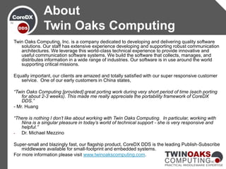 Interoperable DDS Strategies | PPTX | Operating Systems | Computer Software and Applications