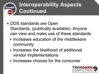 Interoperable DDS Strategies | PPTX | Operating Systems | Computer Software and Applications