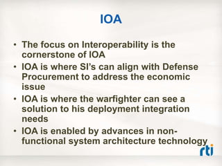 Interoperable Open Architecture Primer | PPTX