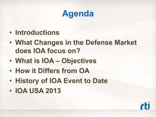 Interoperable Open Architecture Primer | PPTX