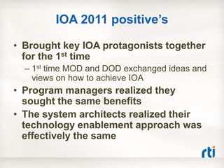 Interoperable Open Architecture Primer | PPTX