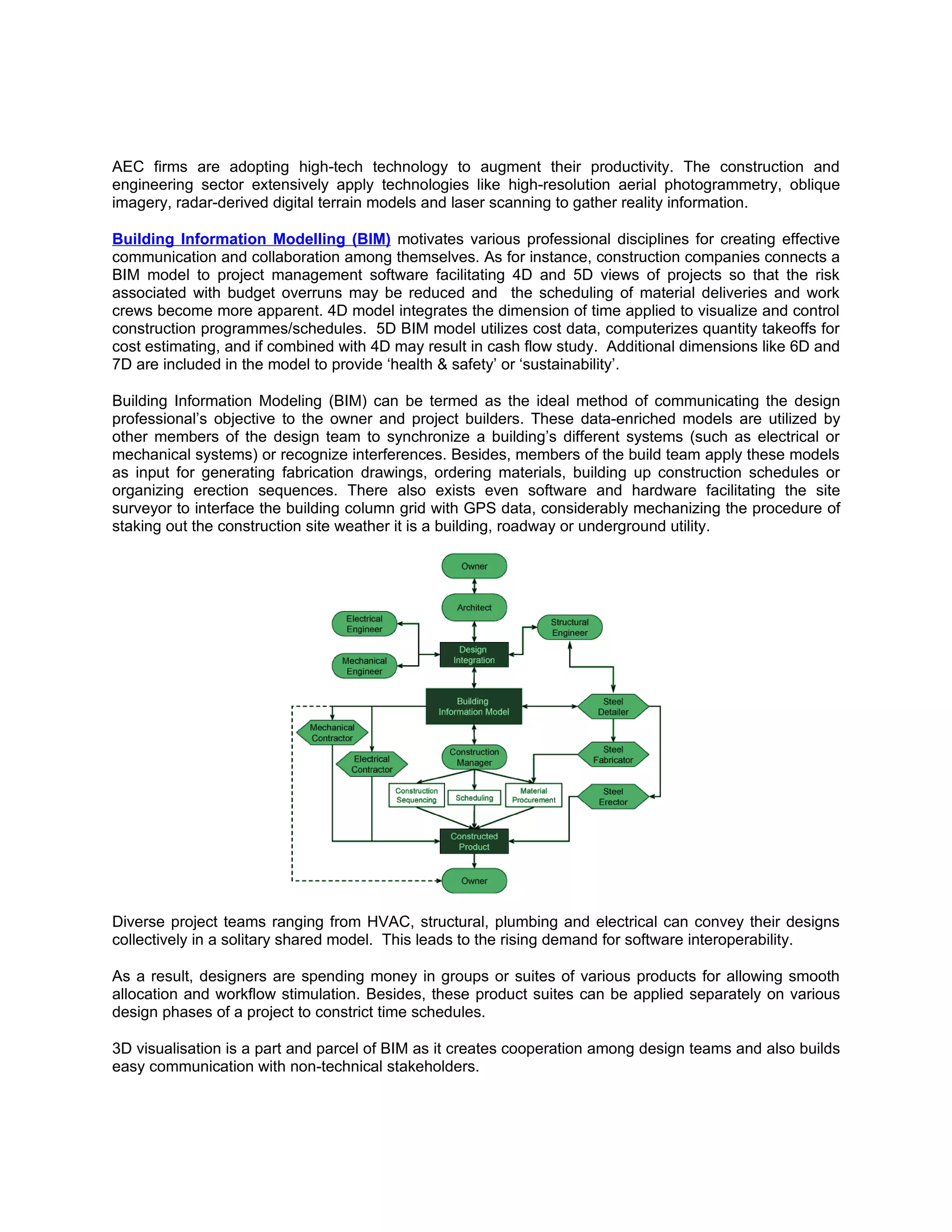 Interoperatibility and Building Information Modeling | DOC