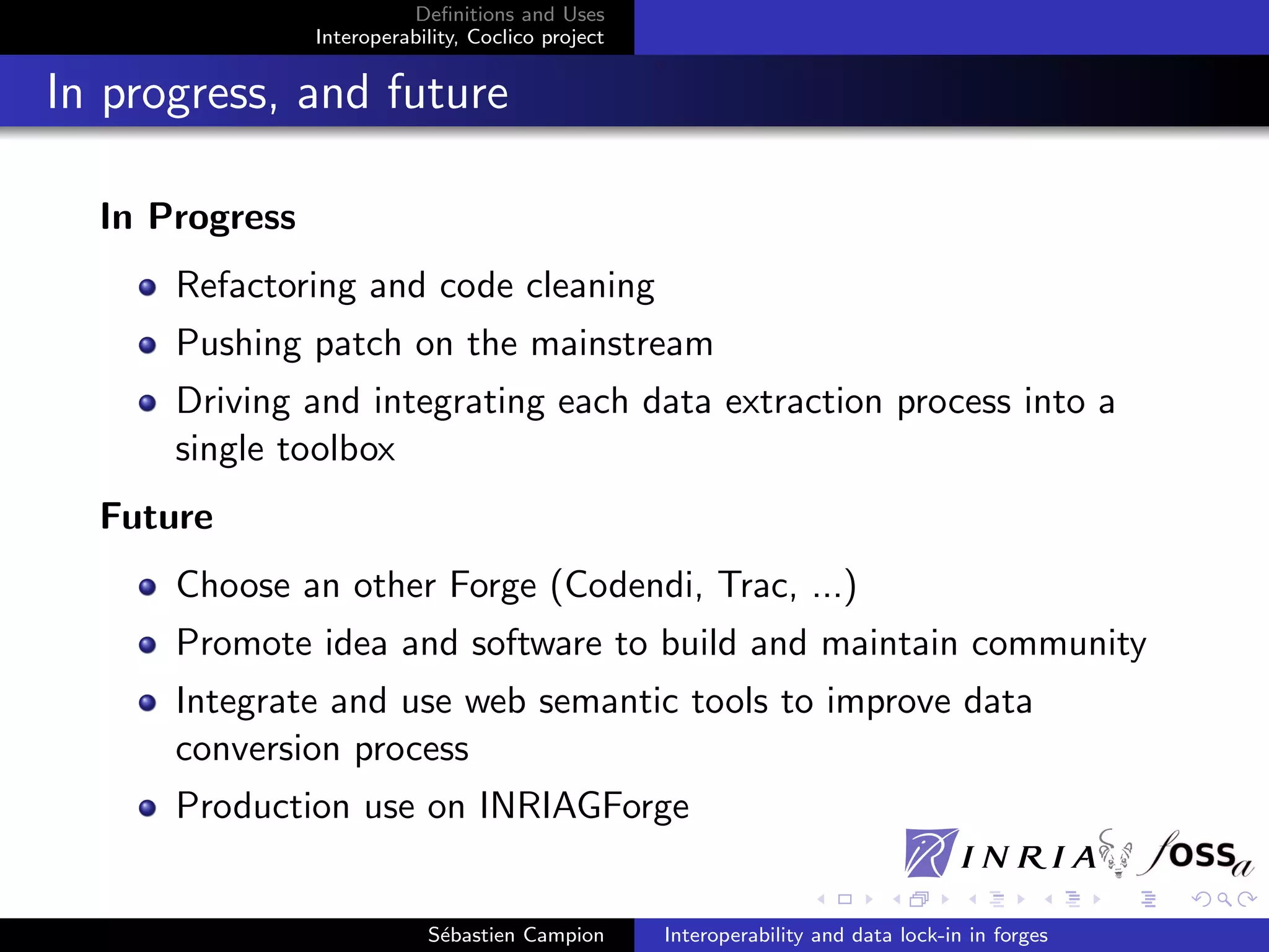 Interoperability in forge - fossa2010 | PDF | Computing | Technology & Computing