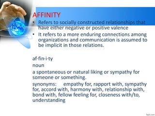 Inter organizational communication | PPTX