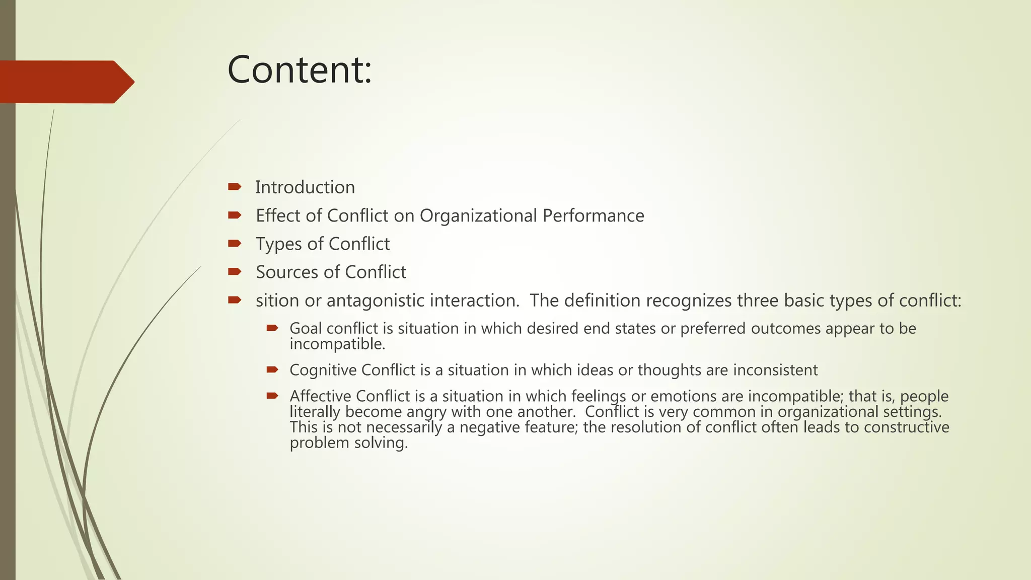 Inter Organization Conflict Management | PPTX