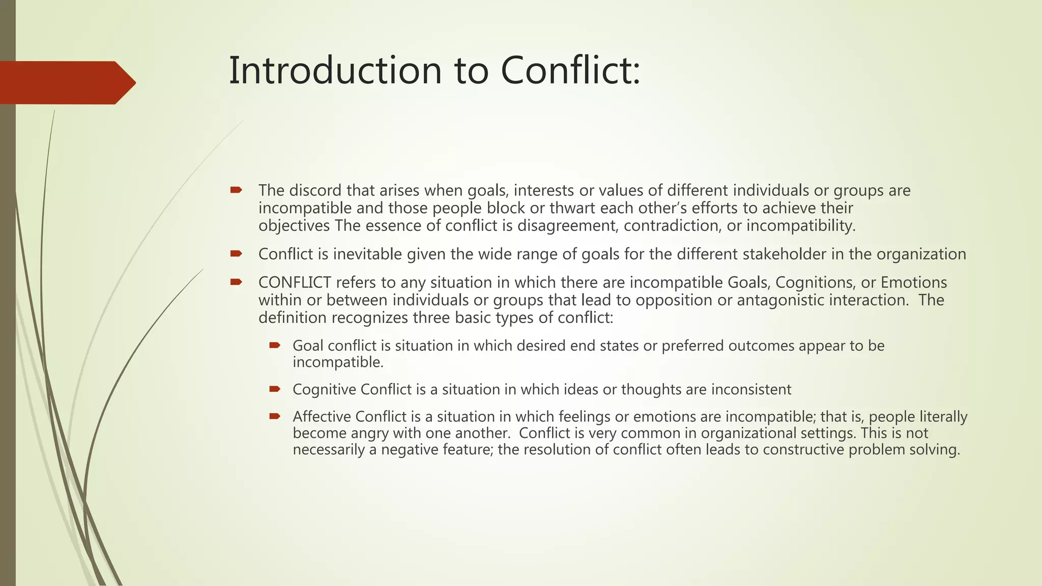 Inter Organization Conflict Management | PPTX