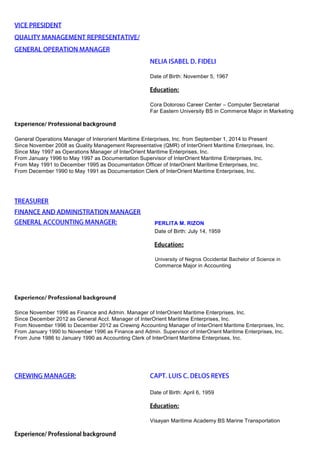 Crew Manning Agency-InterorientDMCC | PDF