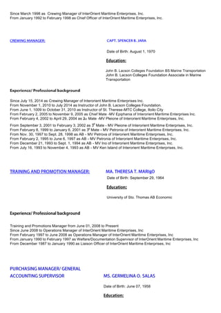 Crew Manning Agency-InterorientDMCC | PDF