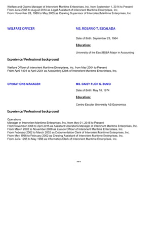 Crew Manning Agency-InterorientDMCC | PDF