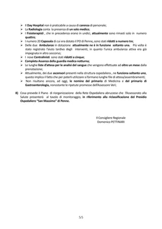 Interpellanza riqualificazione ospedale di penne signed | PDF