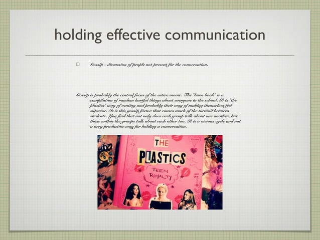 Mean Girls, CMS 330 | PPT