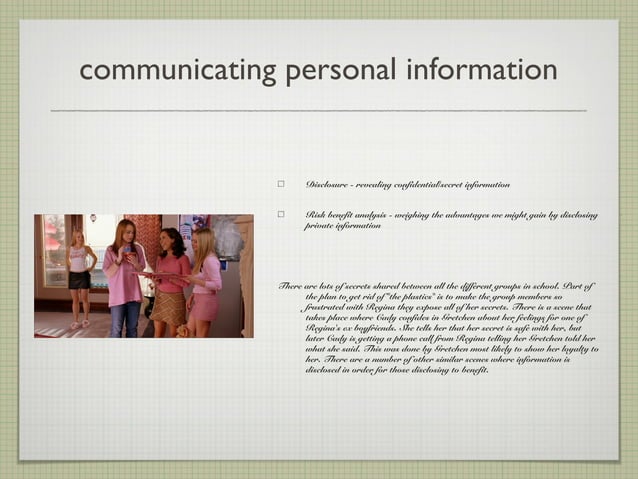 Mean Girls, CMS 330 | PPT