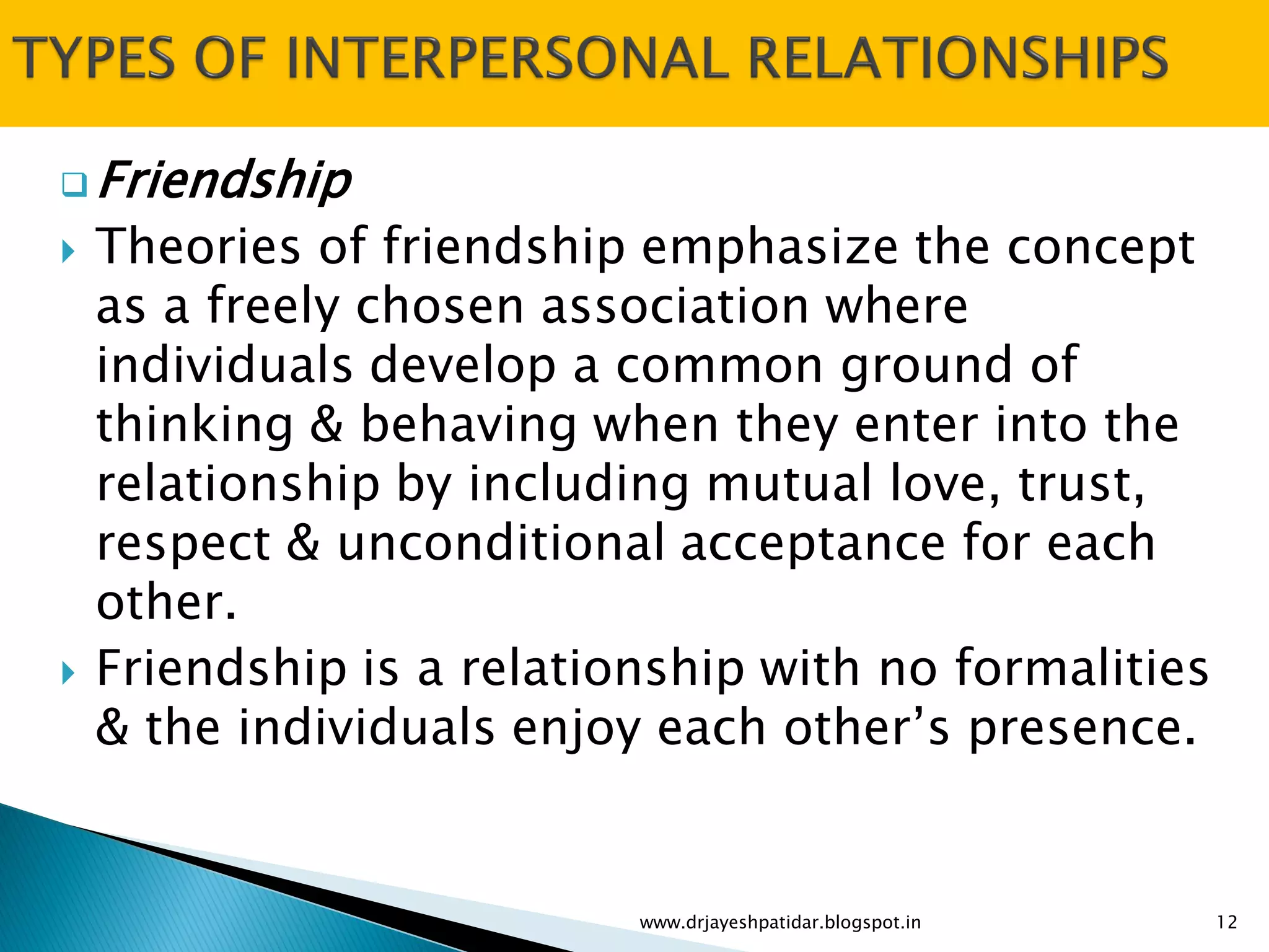 Interpersonal relationships | PDF
