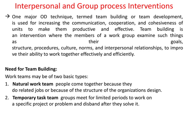 Interpersonal and group process interventions | PPTX | Physical Therapy ...