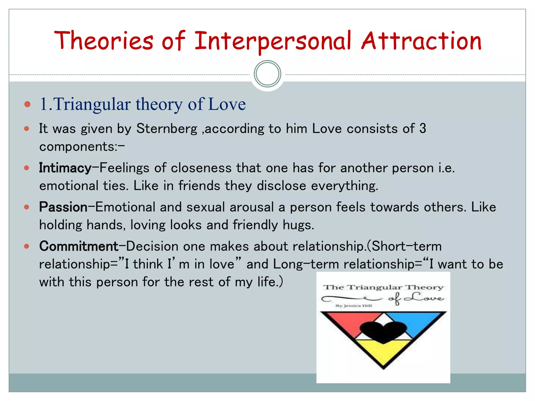 Interpersonal attraction (social psychology) | PPTX
