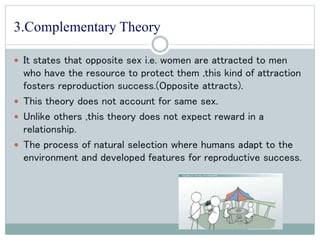 Interpersonal attraction (social psychology) | PPTX