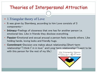 Interpersonal attraction (social psychology) | PPTX