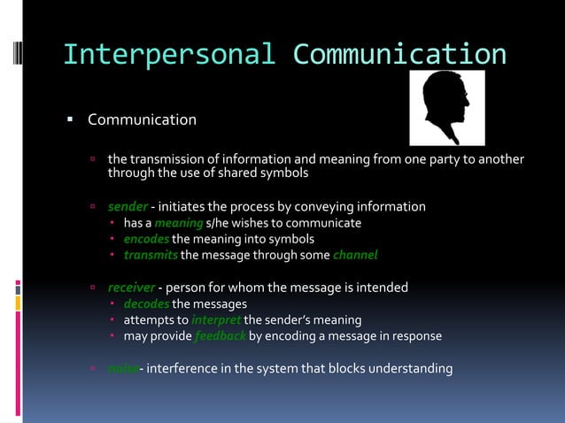 Interpersonal behavior | PPTX