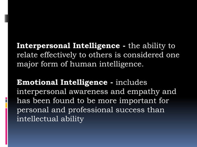 Interpersonal behavior | PPTX