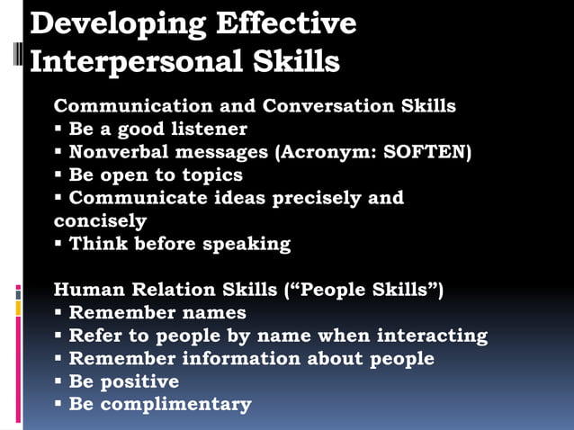 Interpersonal behavior | PPTX