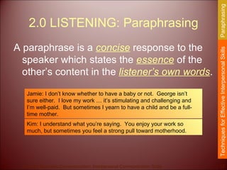 Interpersonal communication | PPT