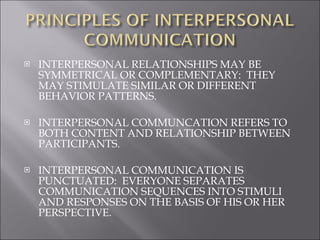 Interpersonal communication | PPT