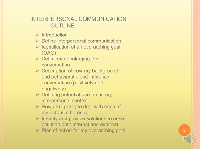 Interpersonal communication | PPT